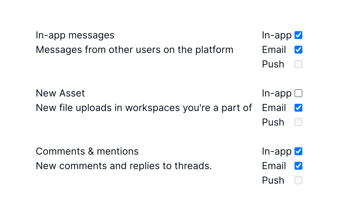 Preferences overview | Knock Docs